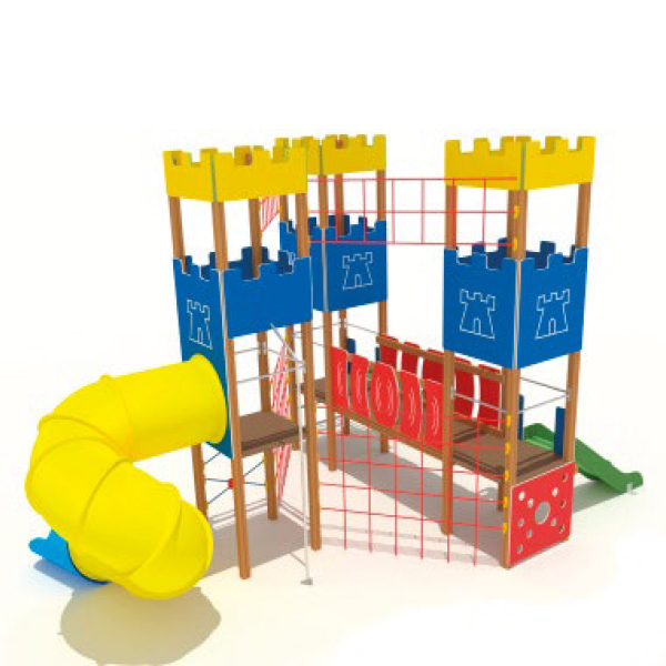 CASTILLO 3 TORRES: Juego Infantil de exterior FUDUR PLAYFUDUR ...